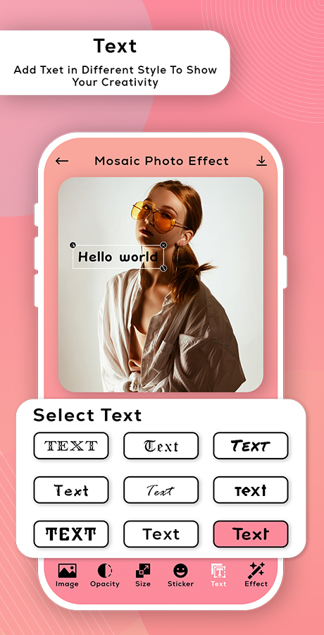 Mosaic Photo Effects - Photo Editor - Mosaic Effect Photo - Mosaically - Smart Mosaic Photo ...